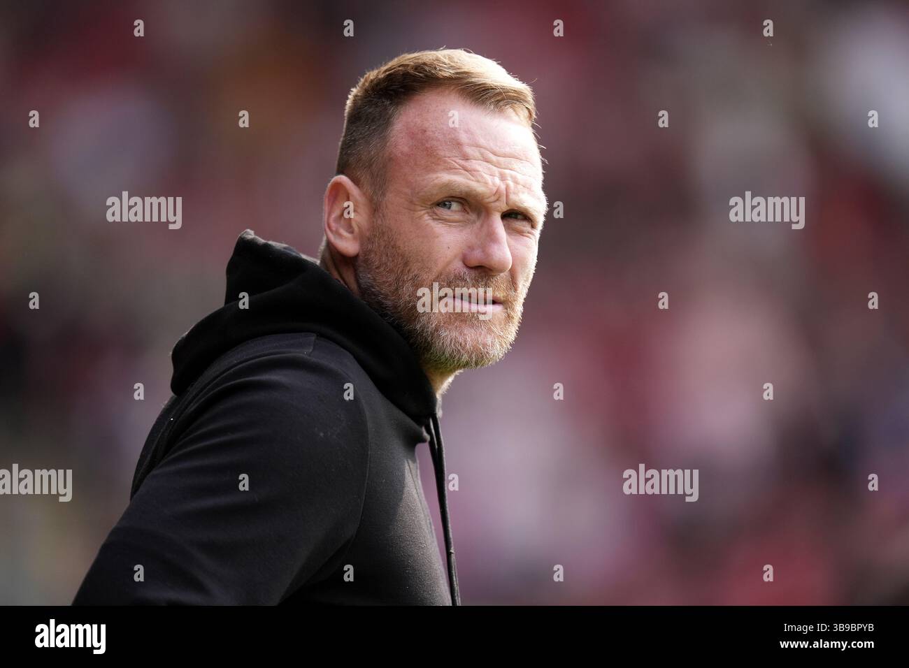 File photo dated 26-04-2025 of Interim manager Simon Rusk, who insists ...