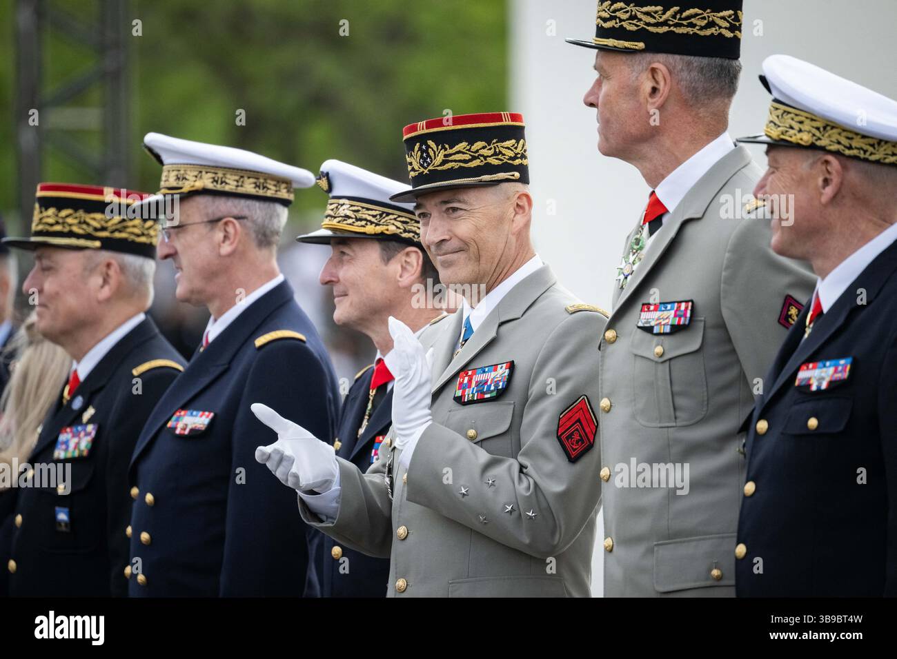 Paris, France. 08th May, 2025. Thierry Burkhard, chef d etat major des ...