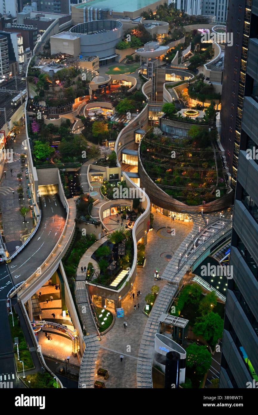 Japan osaka namba parks architecture hi-res stock photography and ...