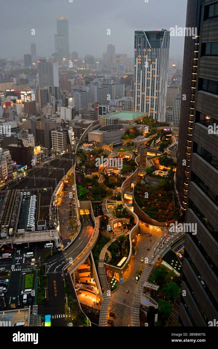 Japan osaka namba parks architecture hi-res stock photography and ...