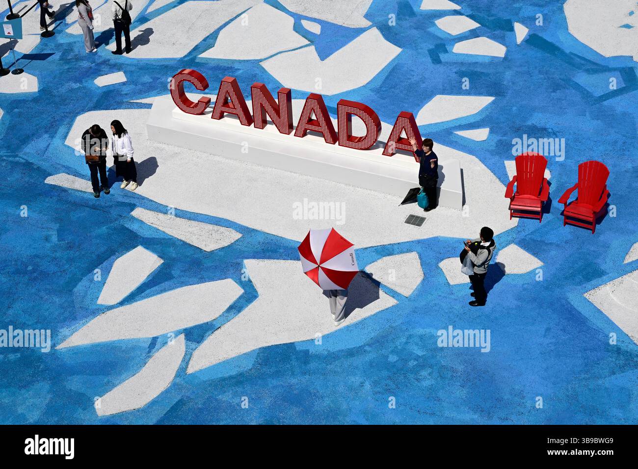Canada Pavilion at Osaka World Expo 2025,Osaka,Kansai,Japan Stock Photo ...