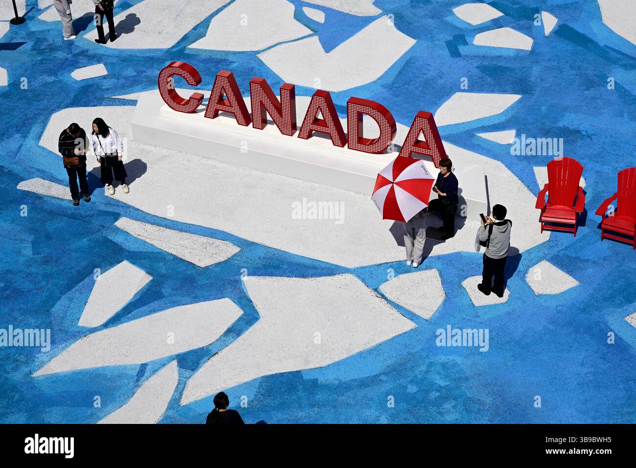 Canada Pavilion at Osaka World Expo 2025,Osaka,Kansai,Japan Stock Photo ...