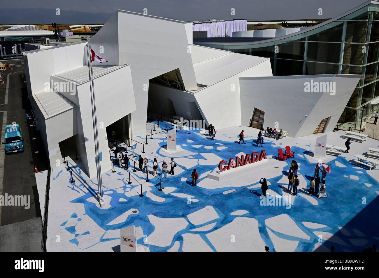 Canada Pavilion at Osaka World Expo 2025,Osaka,Kansai,Japan Stock Photo ...