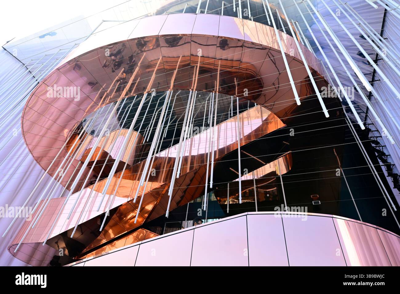 View of the France Pavilion at the World Expo 2025 at Yumeshima, an ...