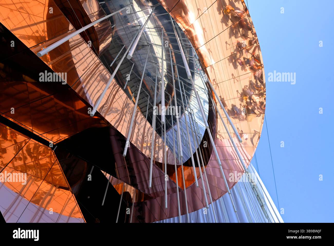 View of the France Pavilion at the World Expo 2025 at Yumeshima, an ...