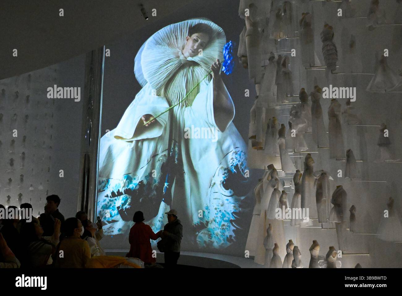 View of the France Pavilion at the World Expo 2025 at Yumeshima, an ...