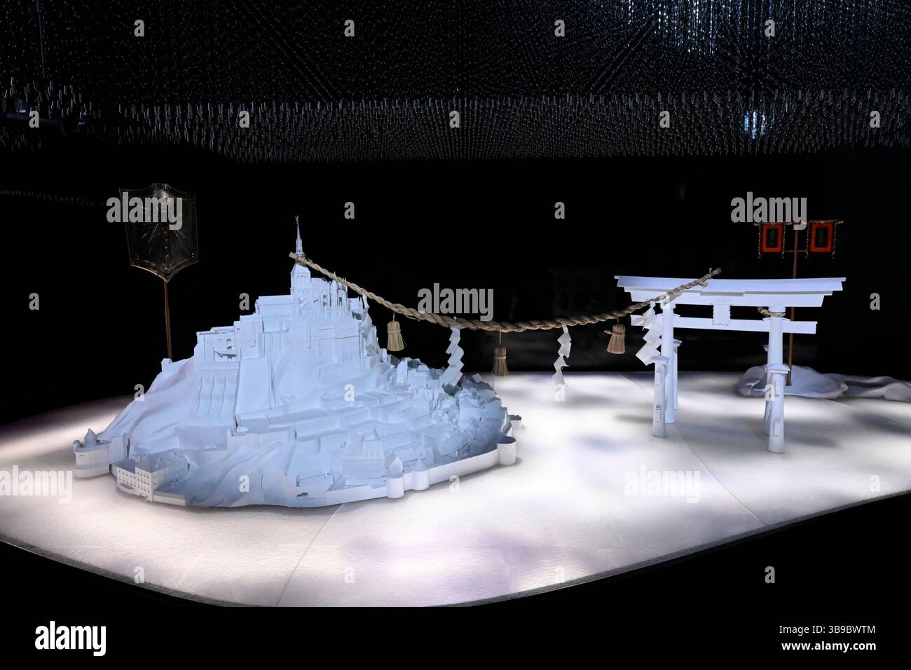 View of the France Pavilion at the World Expo 2025 at Yumeshima, an ...