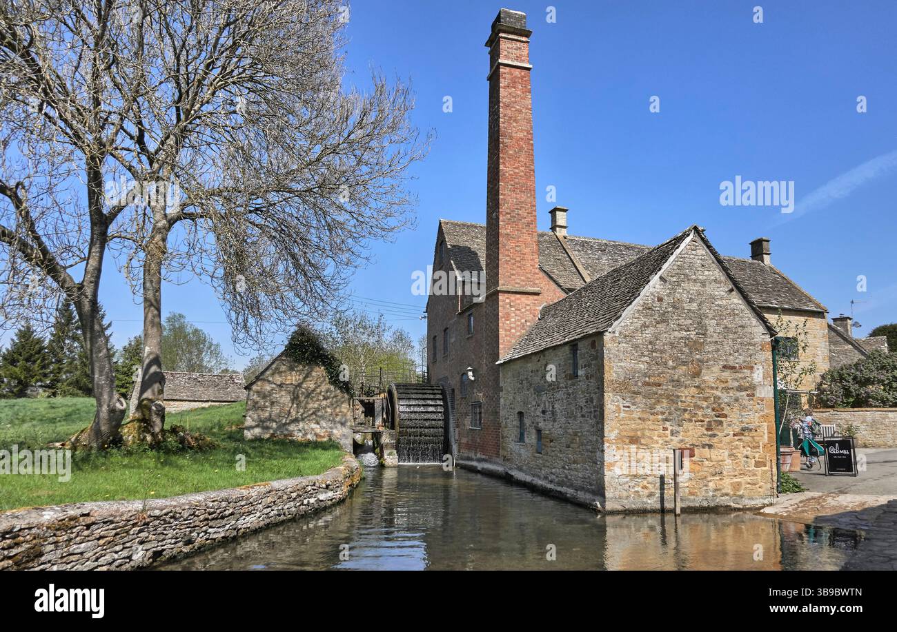 Lower Slaughter Mill, Cotswolds, Gloucestershire, England UK Stock ...