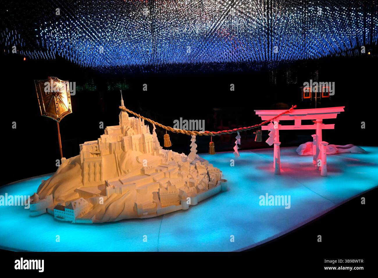 View of the France Pavilion at the World Expo 2025 at Yumeshima, an ...