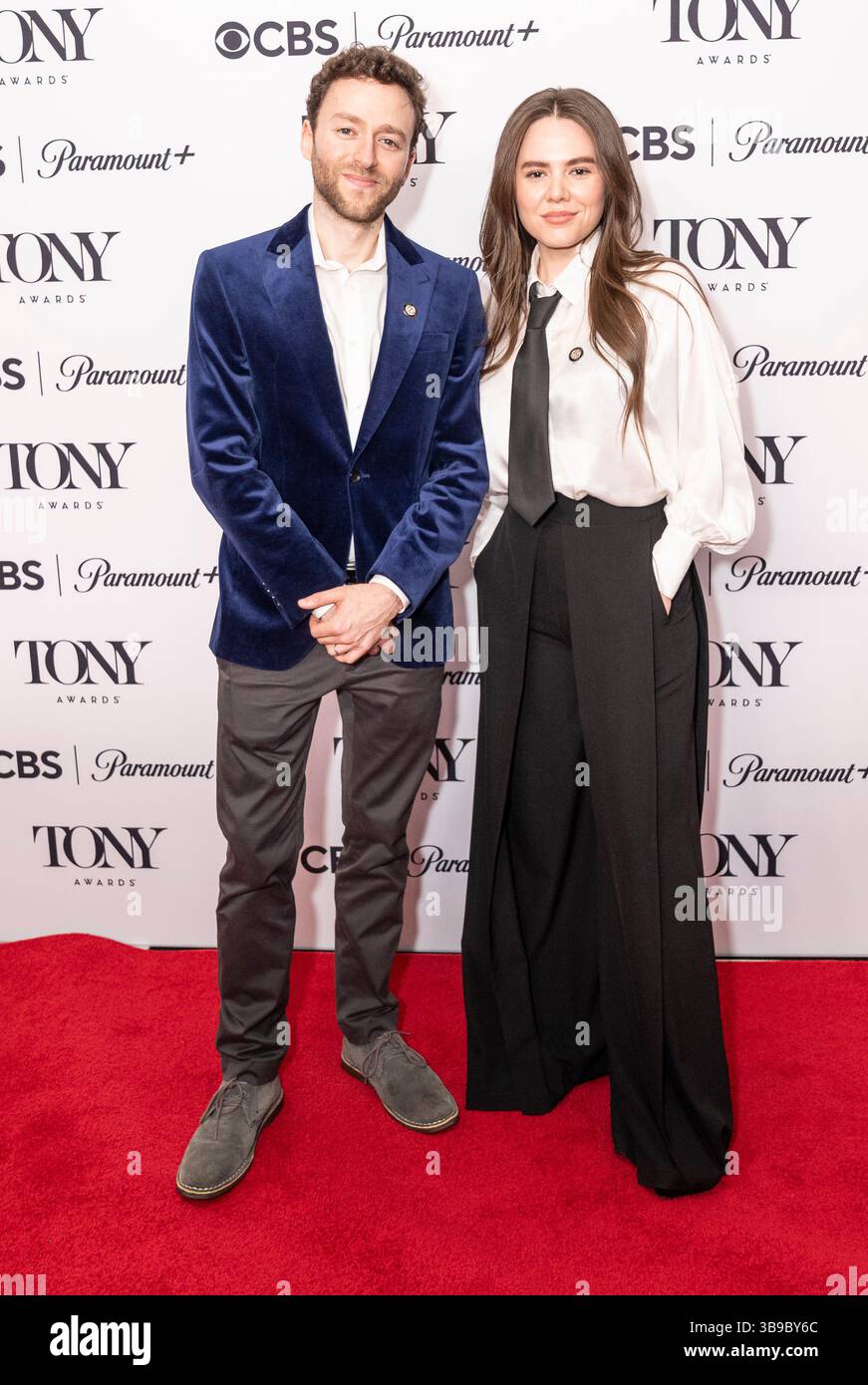 New York, USA. 08th May, 2025. Benjamin Velez and Joy Huerta attend meet the 2025 78th Annual ...