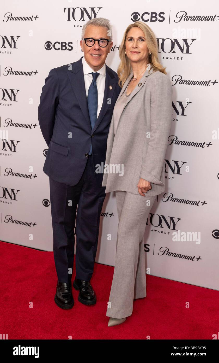 New York, USA. 08th May, 2025. Russell Granet and Fiona Rudin attend ...