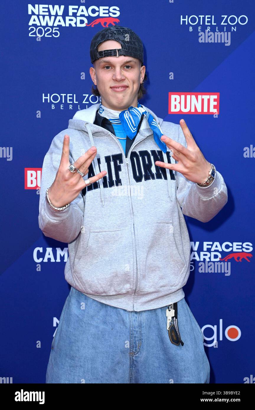 Noah Kraus bei der Verleihung der Bunte New Faces Awards Film 2025 im ...