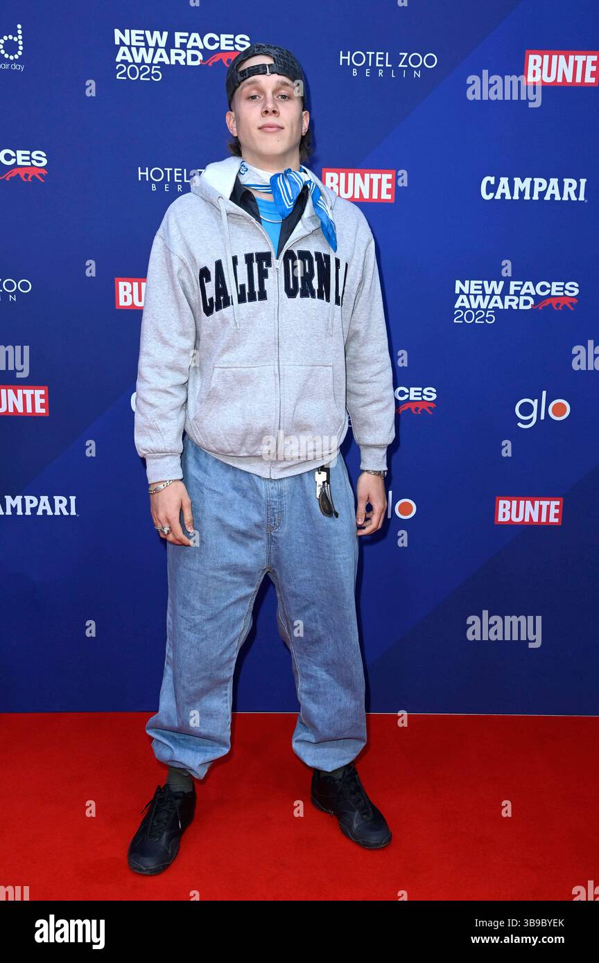 Noah Kraus bei der Verleihung der Bunte New Faces Awards Film 2025 im ...