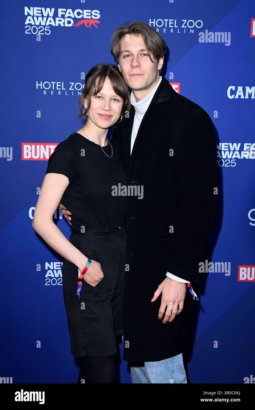 Anna Bachmann und Richard Kreutz bei der Verleihung der Bunte New Faces ...