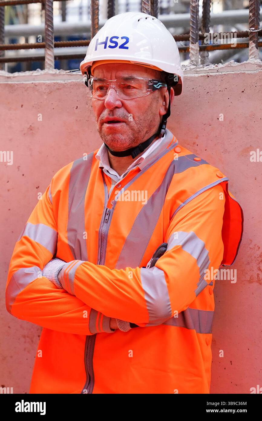 HS2 Chief Executive Mark Wild, on the day boring machine Mary Ann broke ...