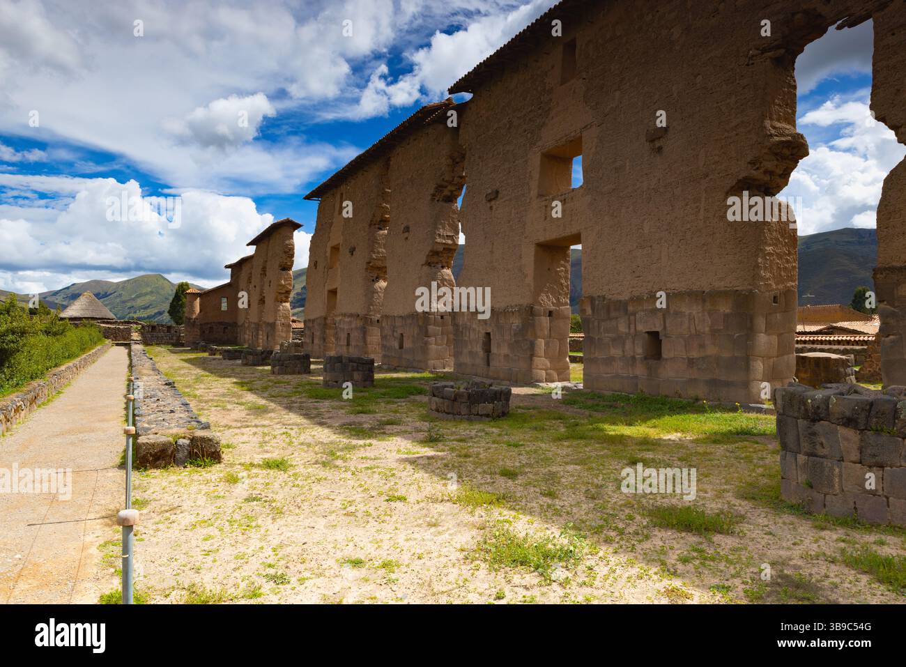 Raqchi inca archaeological site located hi-res stock photography and ...