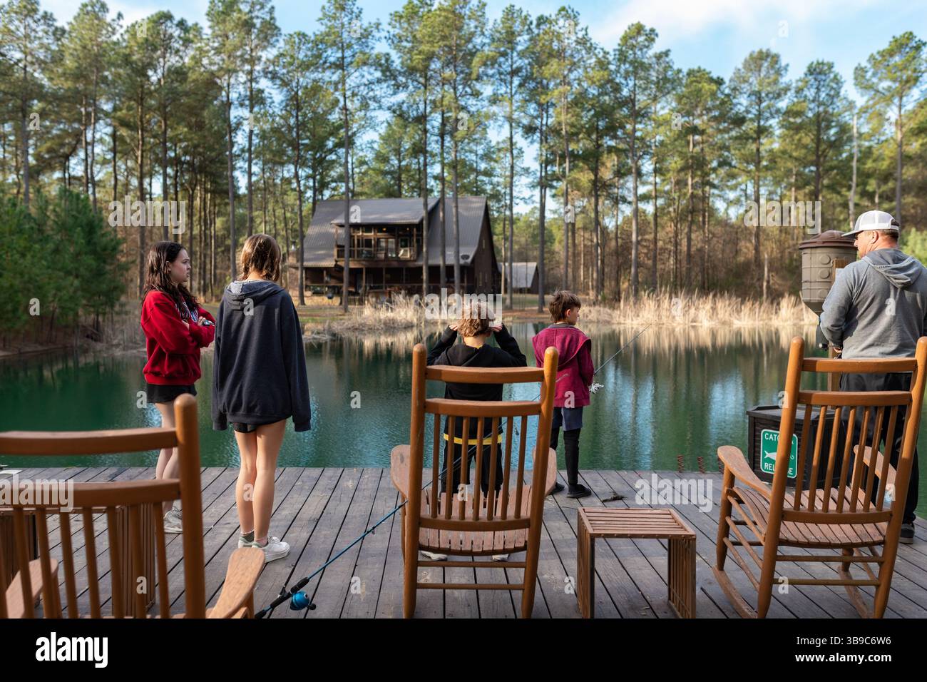 Family cabin dock hi-res stock photography and images - Alamy