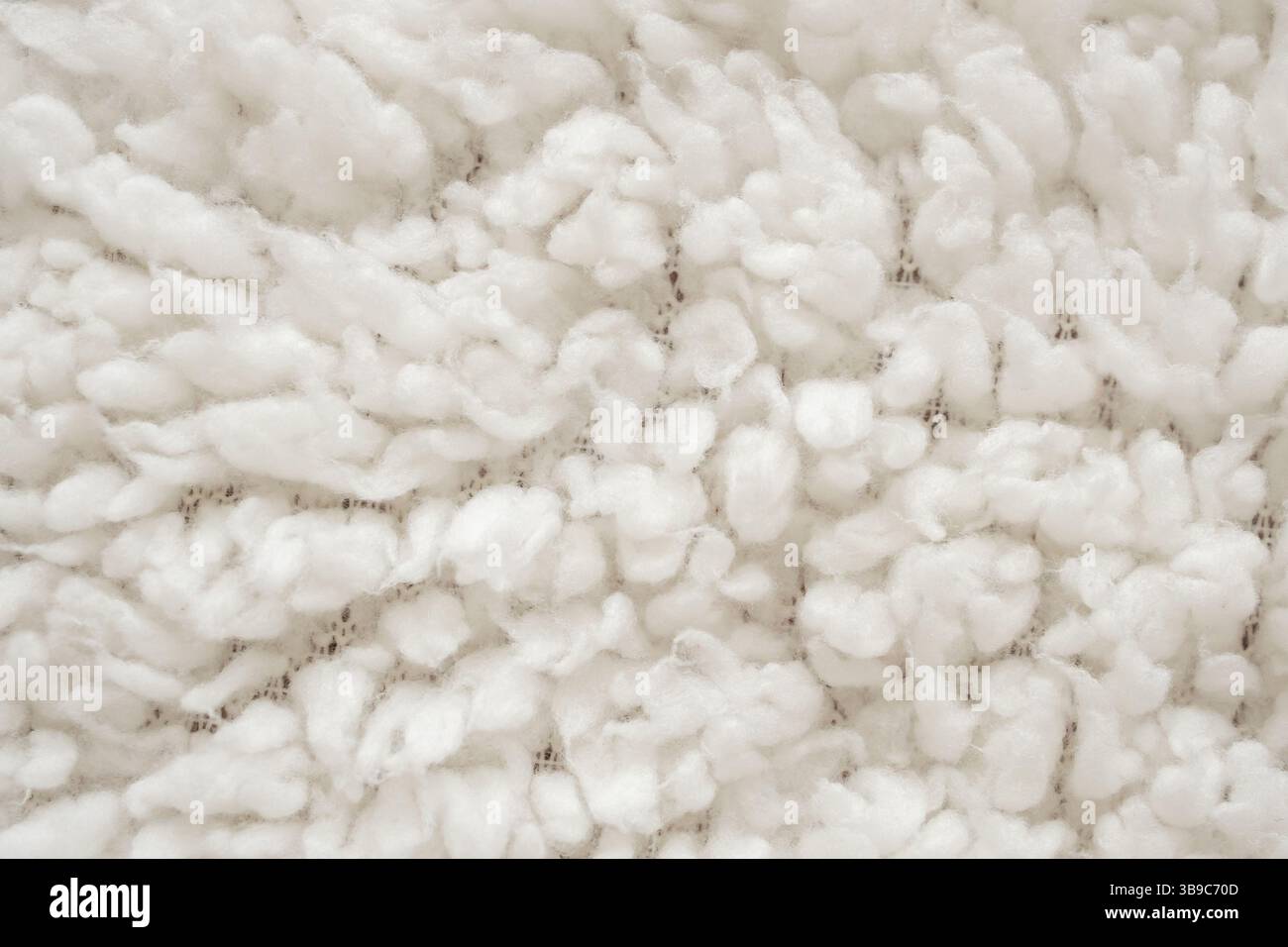 White fluffy fur fabric wool texture background Stock Photo - Alamy