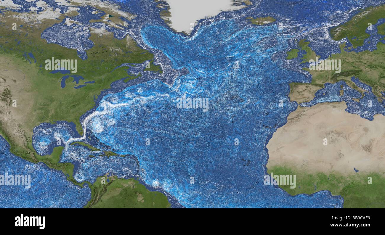 Gulf Stream, illustration Stock Photo - Alamy