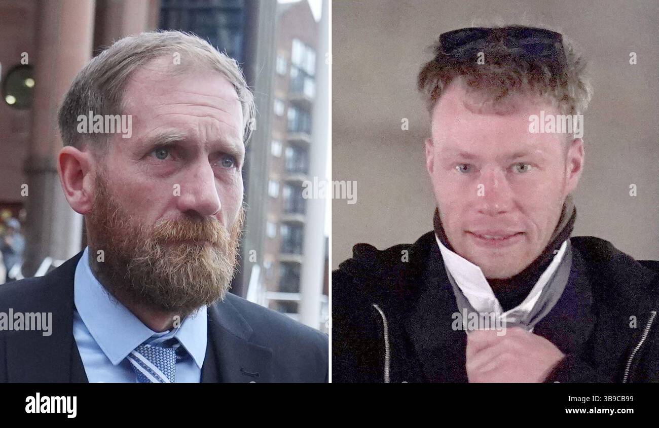 File photos of Daniel Graham, 39,(left) and Adam Carruthers, 32, who ...