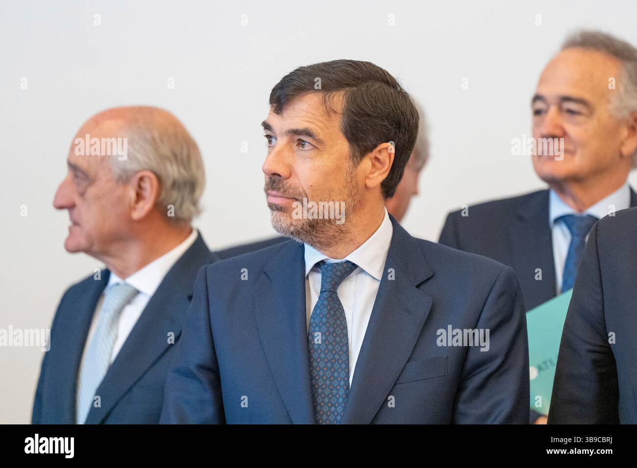 Kutxabank Chairman AntónA Arriola during a meeting of the Board of ...