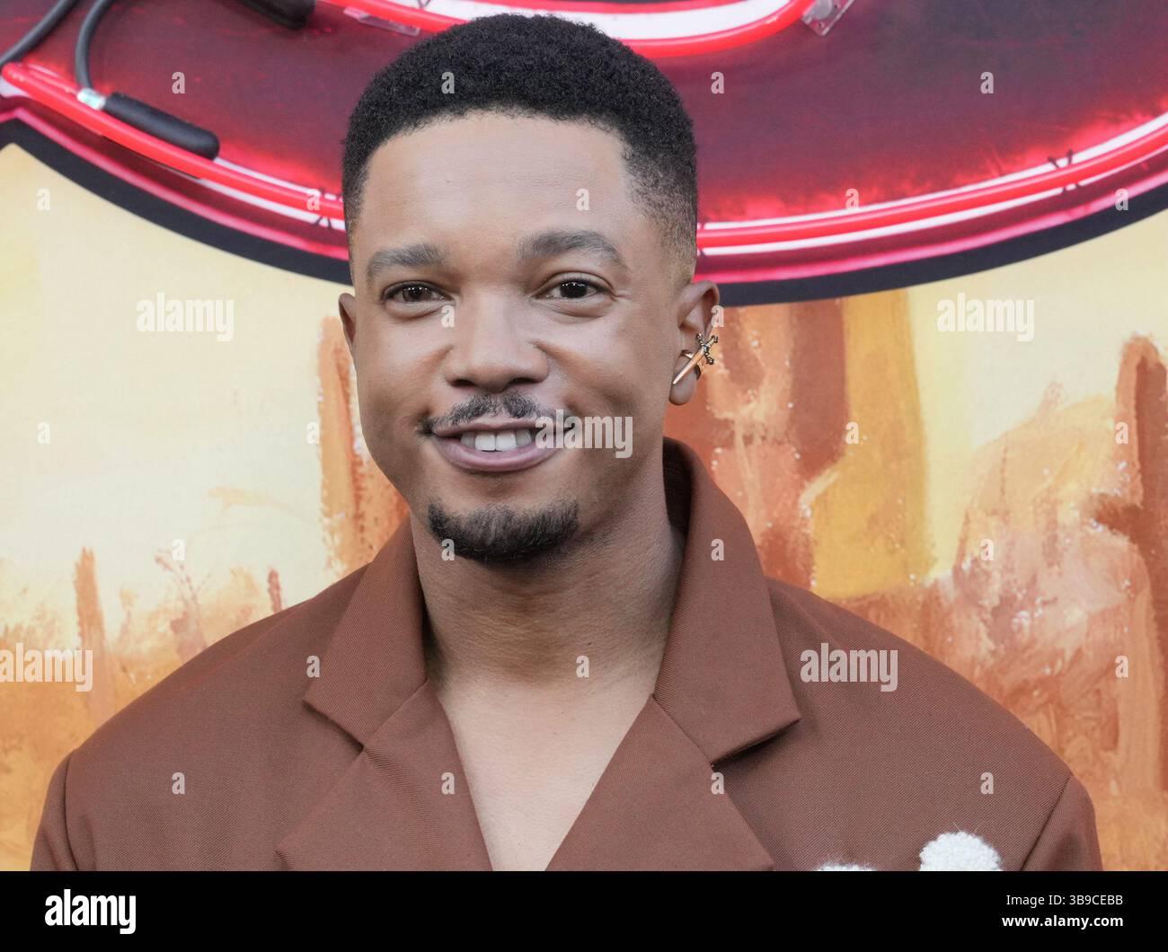 Los Angeles, USA. 08th May, 2025. Benjamin Charles Watson at the HBO Original Series DUSTER Los ...