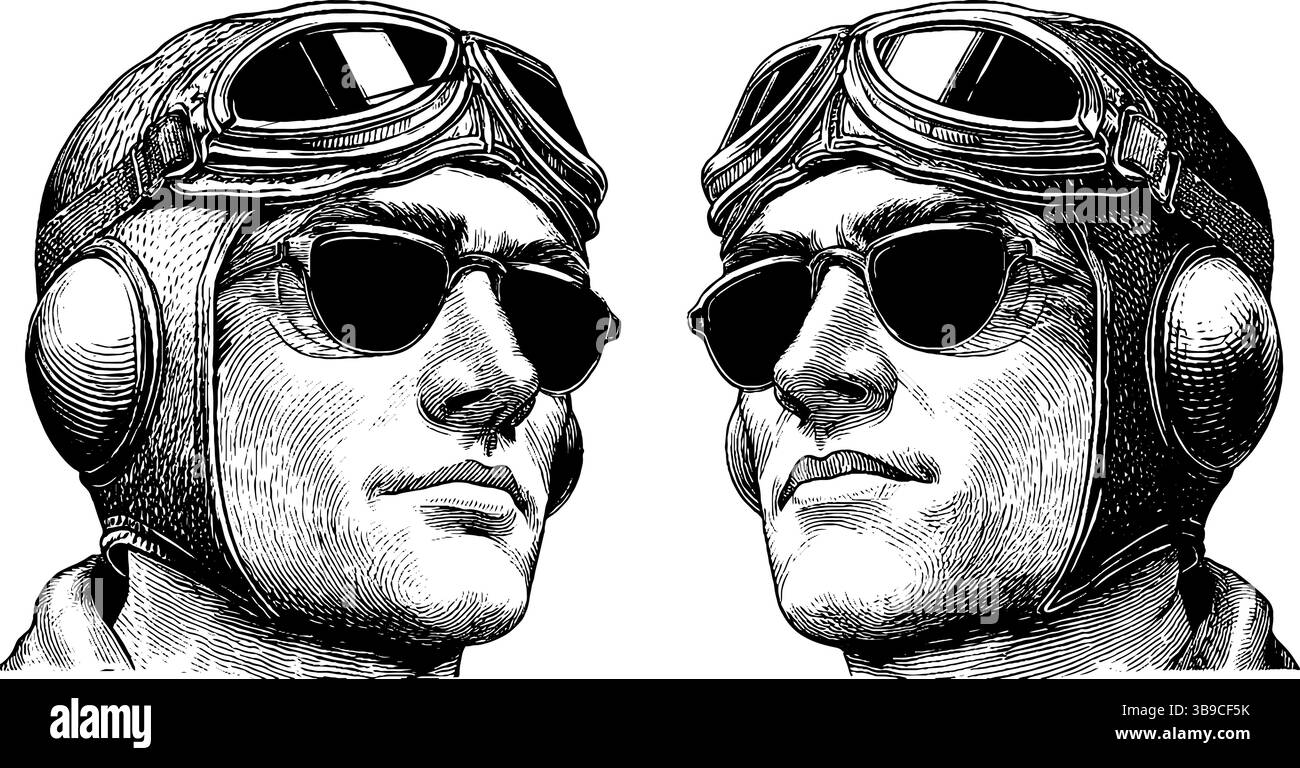 Vintage engraved illustration aviation hi-res stock photography and ...