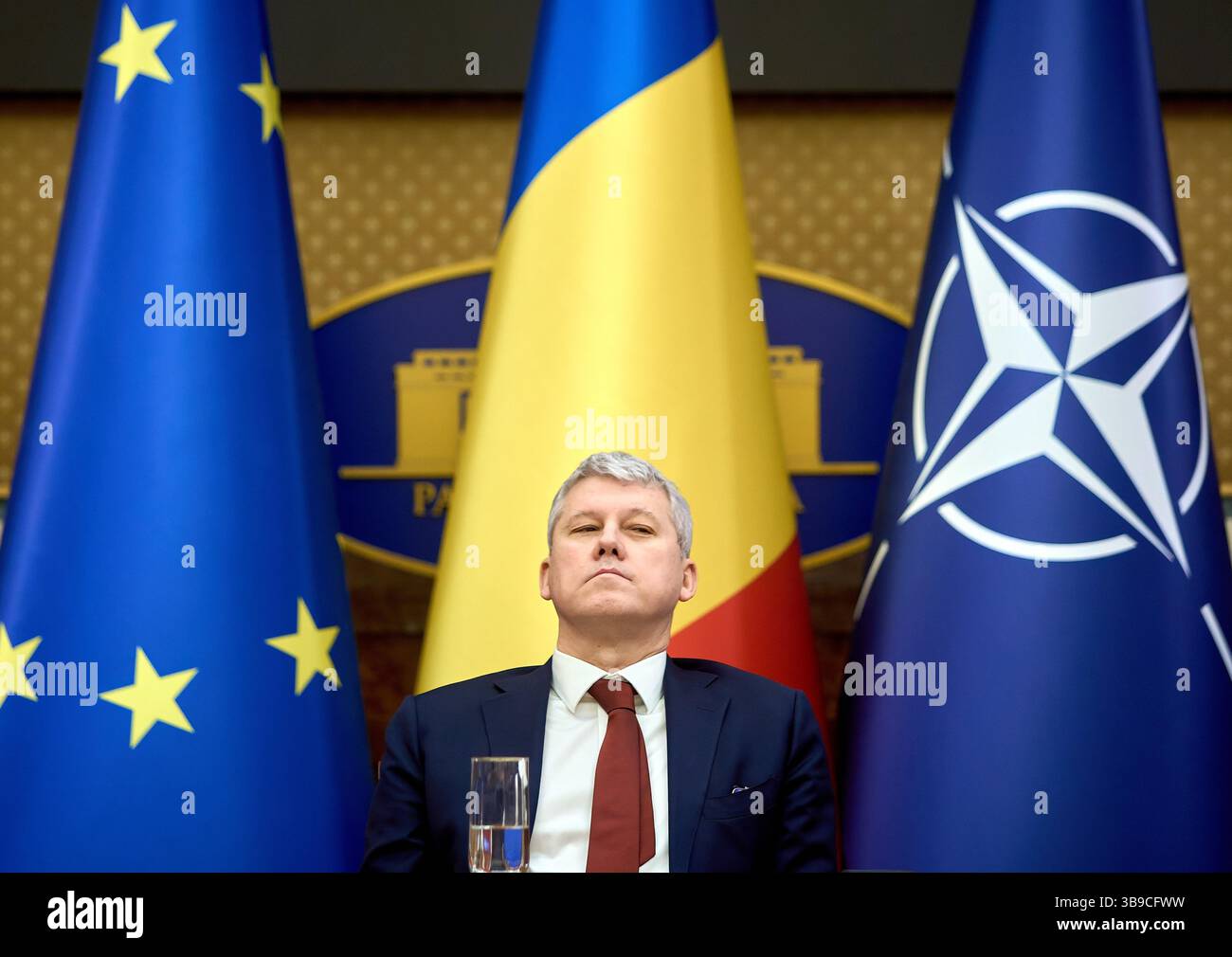 Bucharest, Romania. 9th May, 2025: Catalin Predoiu, interim Prime ...