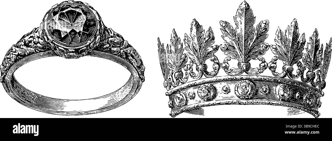 Lavish adornment Stock Vector Images - Alamy
