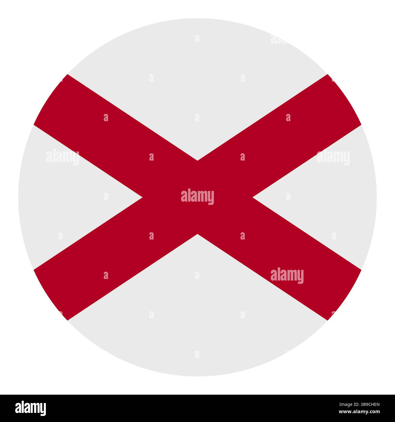 Flag of the state of Alabama. Alabama circle flag logo icon computer ...