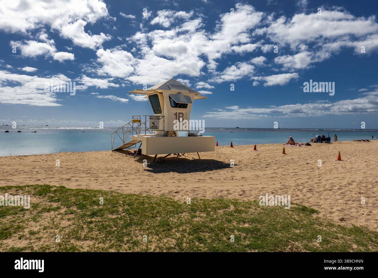 Lifeguard Tower On Ala Moana Beach In Honolulu Hawaii, Also Known As ...