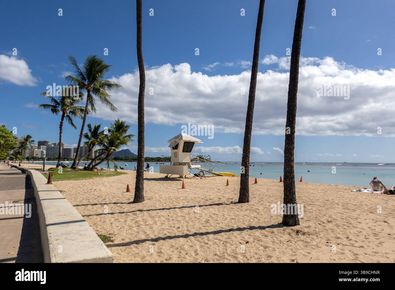 Lifeguard Tower On Ala Moana Beach In Honolulu Hawaii, Also Known As ...