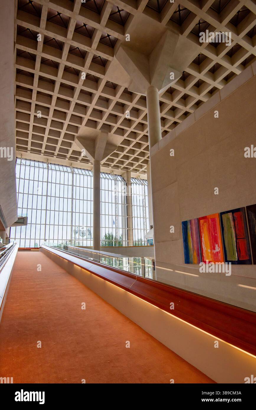 The 24m high ceilings in the public interior area of the 1980 completed ...
