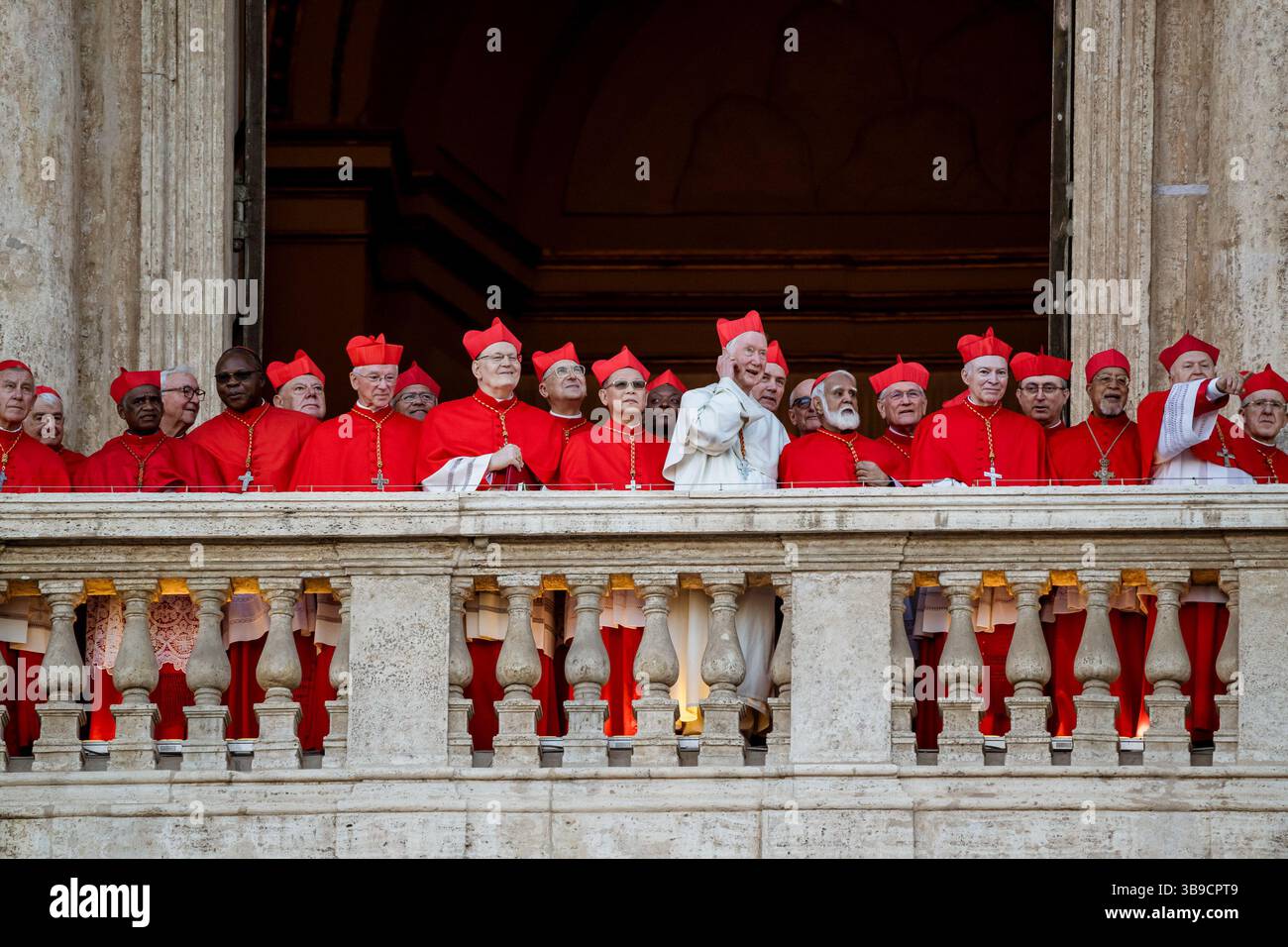 Vatican City, Vatican. 08th May, 2025. Cardinals who attended the ...