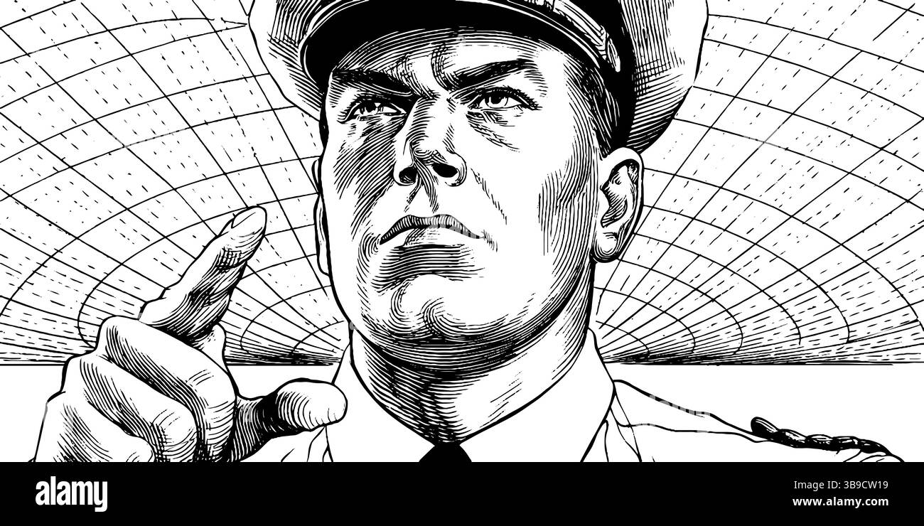 Vintage engraved illustration aviation hi-res stock photography and ...