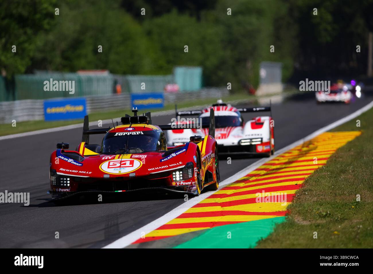 Spa Francorchamps, Belgium. 09th May, 2025. Alessandro PIER GUIDI (ITA), James CALADO (GBR ...