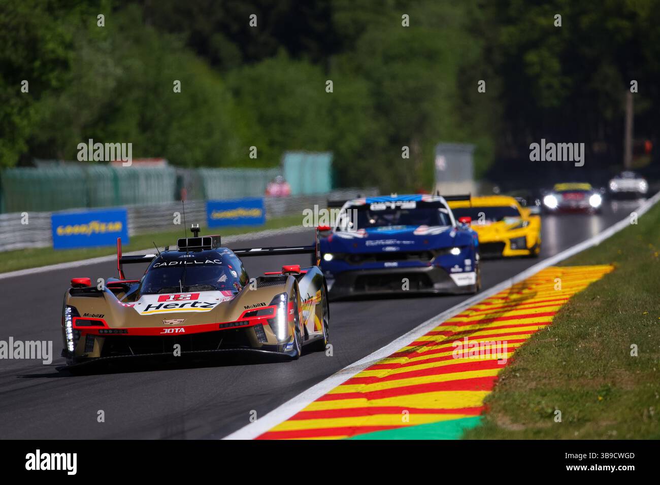 Spa Francorchamps, Belgium. 09th May, 2025. Alex LYNN (GBR), Norman NATO (FRA), Will STEVENS ...