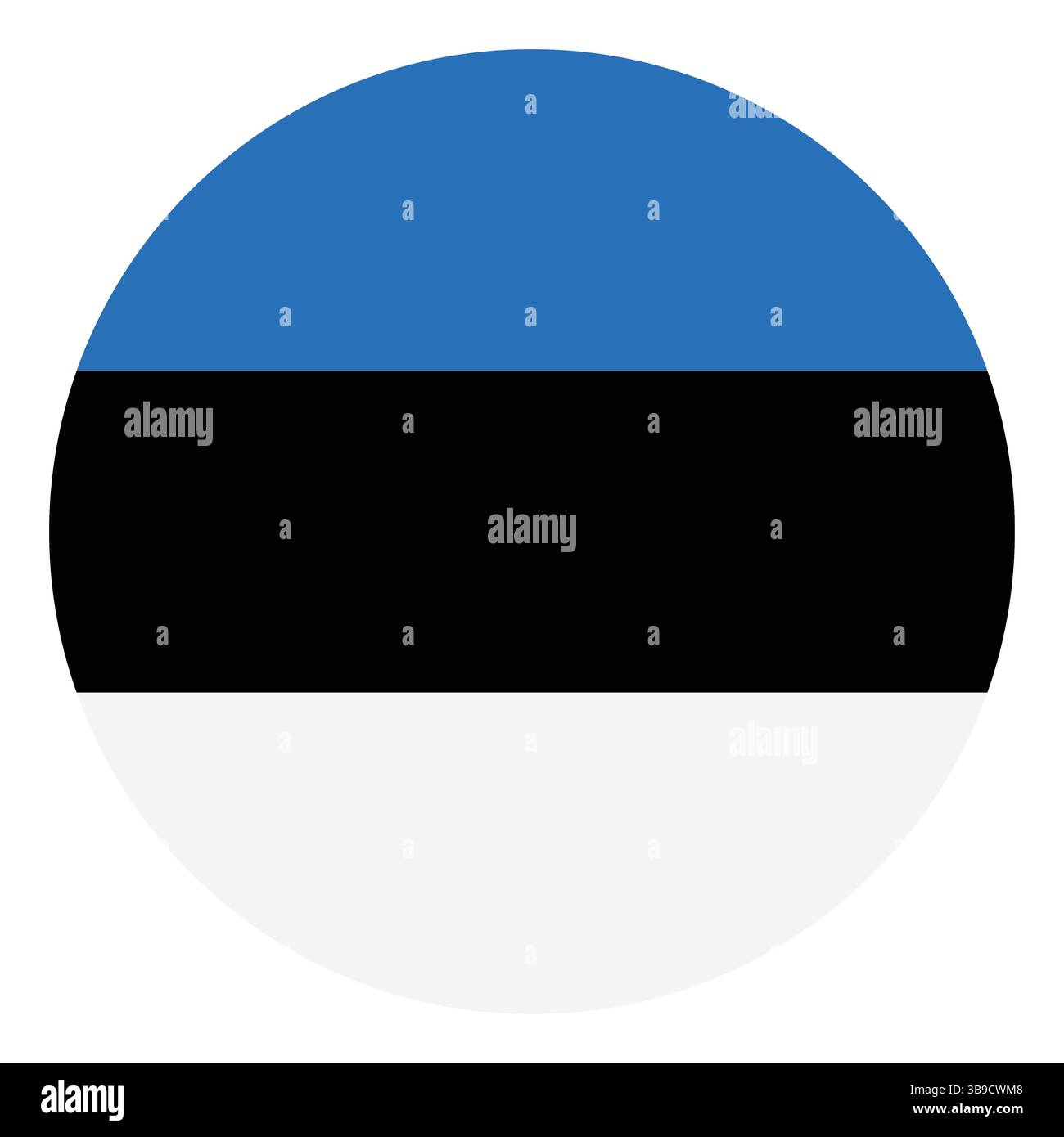 Estonia flag. Flag of Estonia. Button flag icon. Standard color. Circle ...