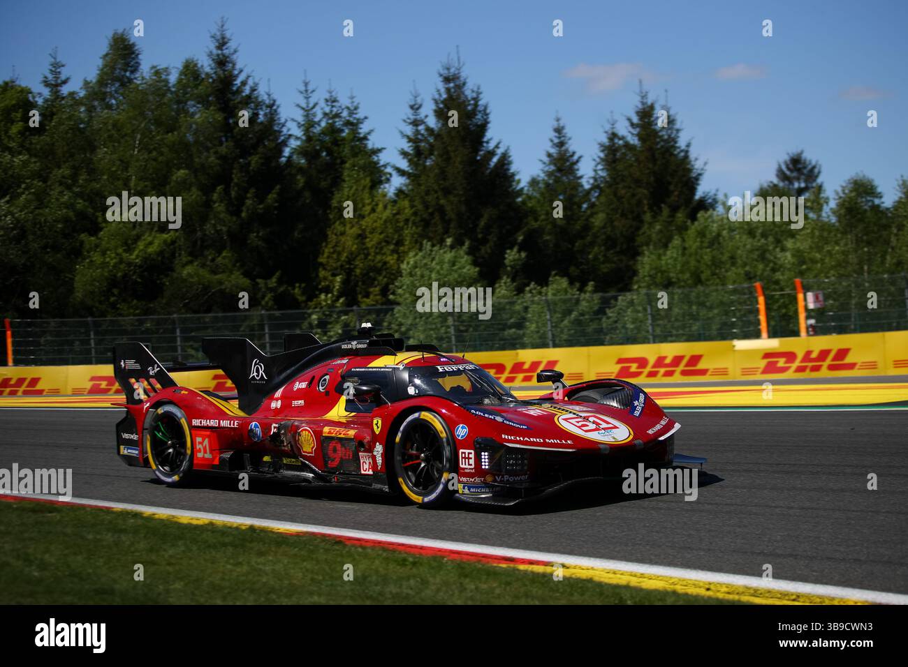 Spa Francorchamps, Belgium. 09th May, 2025. Alessandro PIER GUIDI (ITA), James CALADO (GBR ...