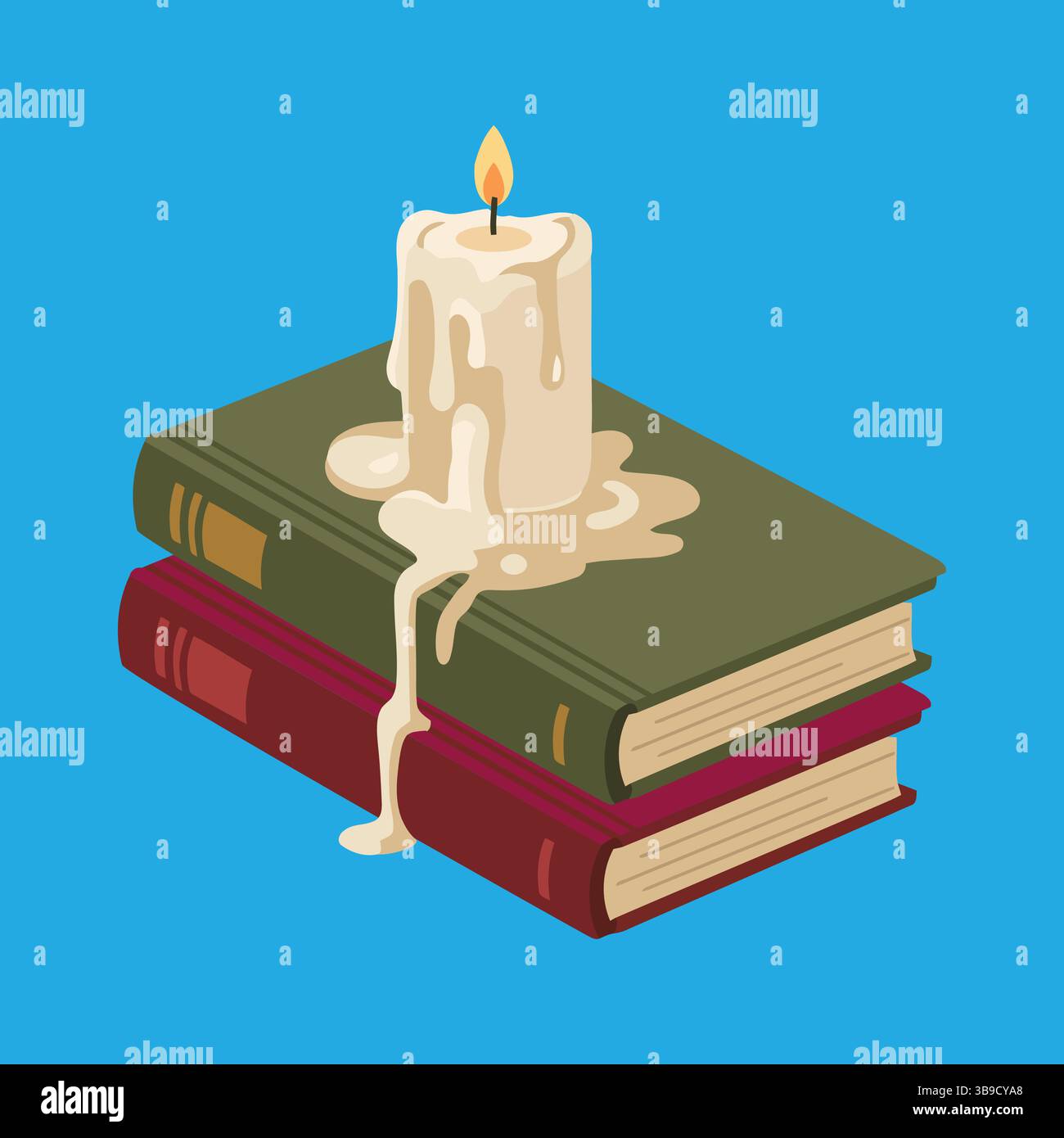 Classic books stack Stock Vector Images - Alamy