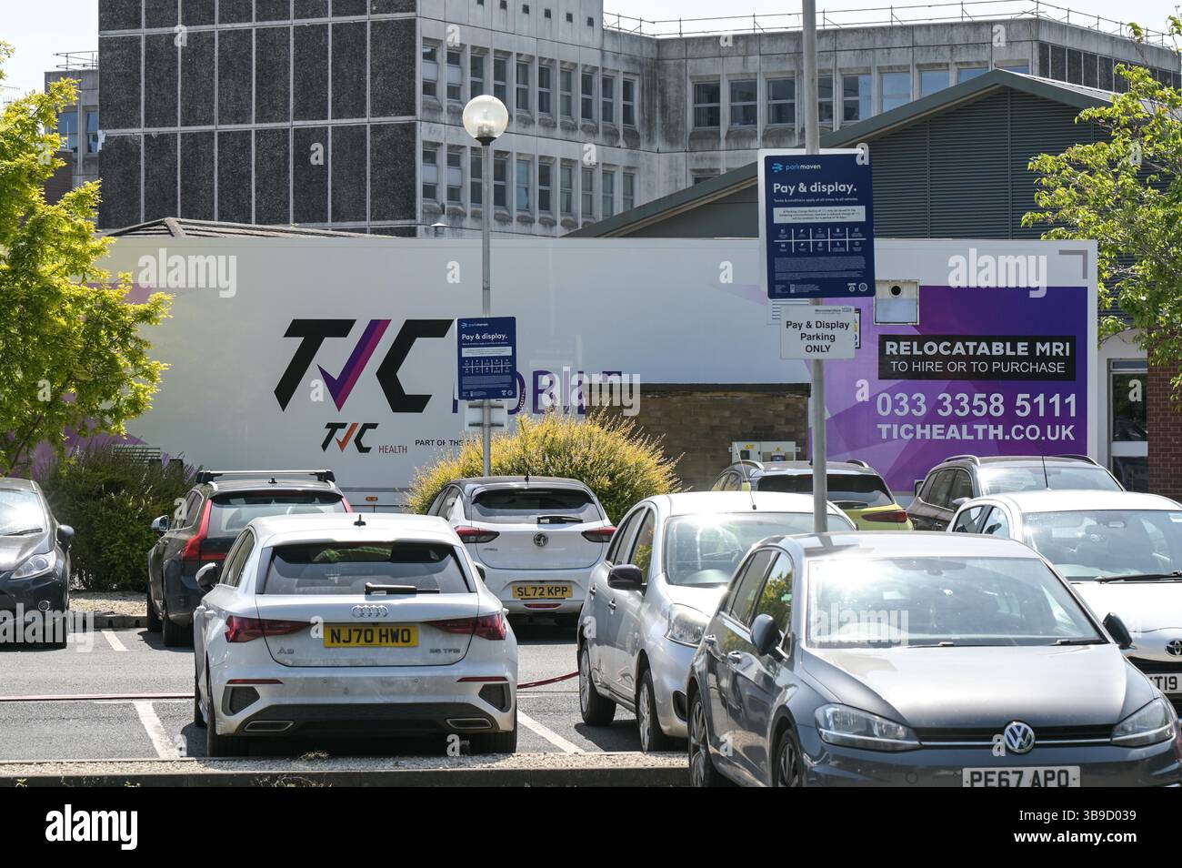 Kidderminster General Hospital, 9th May 2025. - Emergency services on ...
