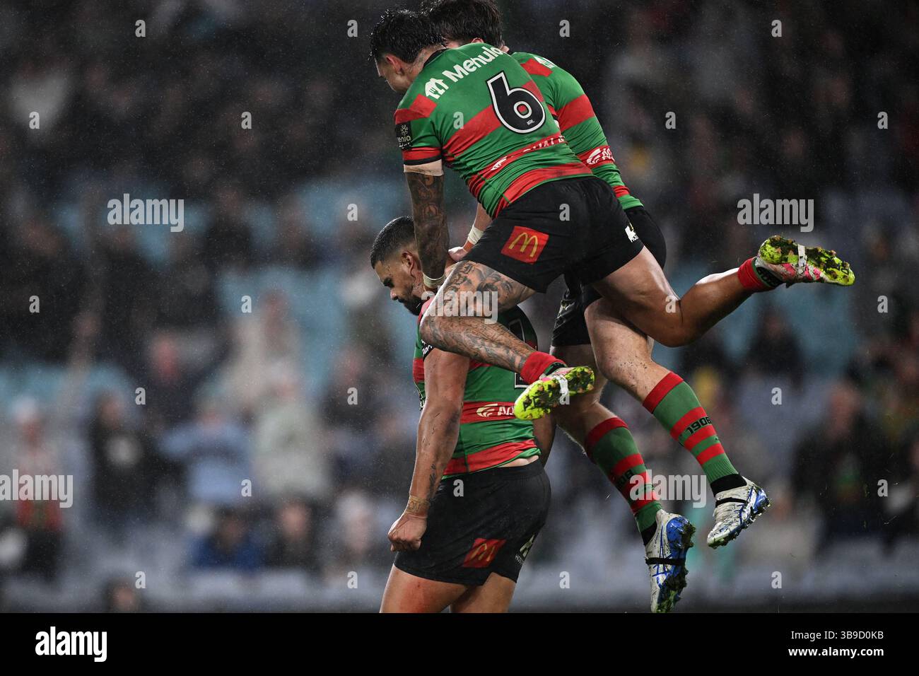Sydney, Australia. 09th May, 2025. Latrell Mitchell of the Rabbitohs ...