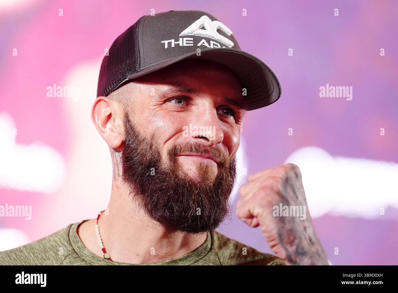 Anthony Cacace during the weigh in at the Albert Hall, Nottingham ...