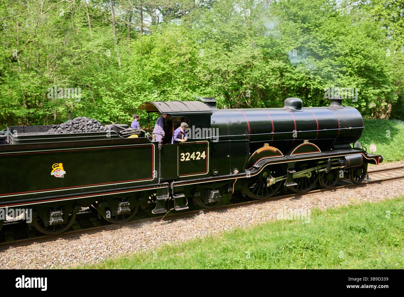 The Bluebell Railway's Atlantic Class locomotive "Beachy Head" at Three ...