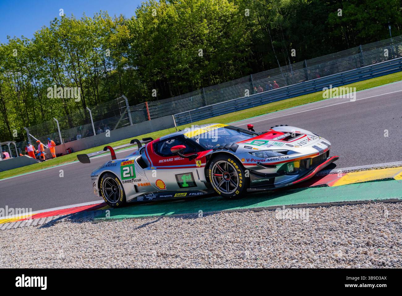 Spa Francorchamps, Belgium. 09th May, 2025. Vista AF Corse Ferrari Team ...