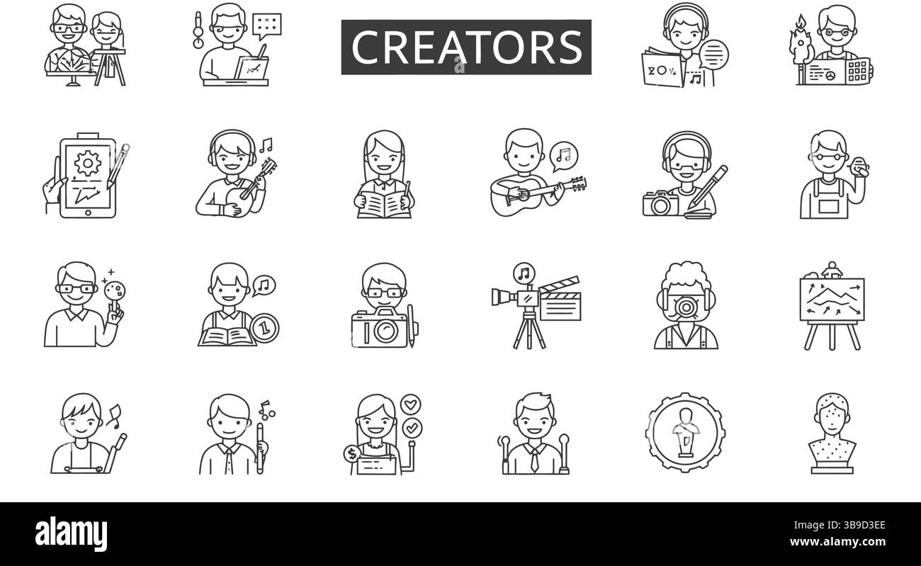 Artist and filmmaker Stock Vector Images - Alamy