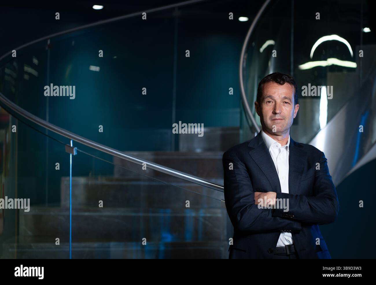 Madrid, April 29, 2025. Interview with Ángel Escribano, President of ...