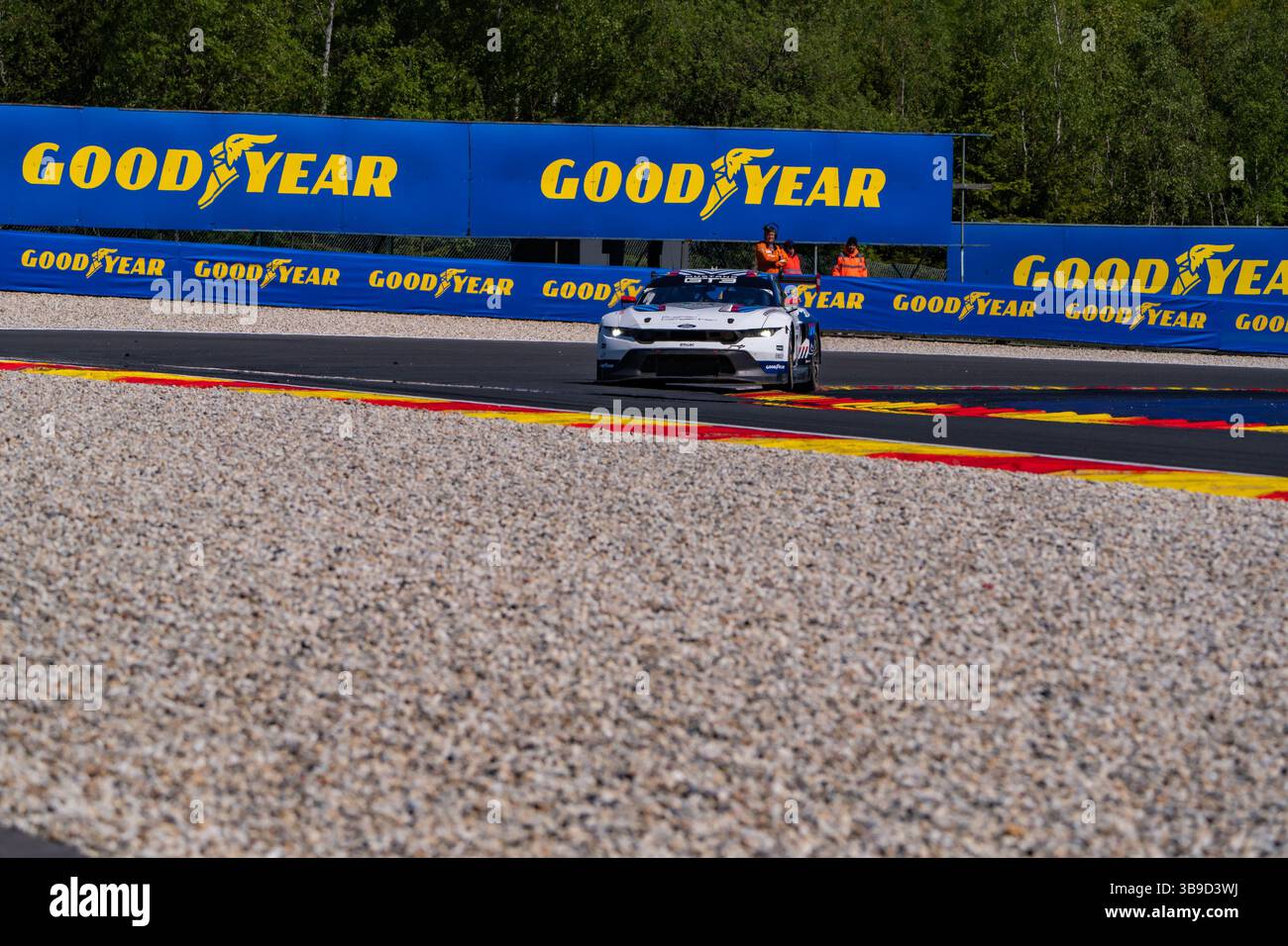Spa Francorchamps, Belgium. 09th May, 2025. Ford Proton Competiton pass Througth Les Combes ...