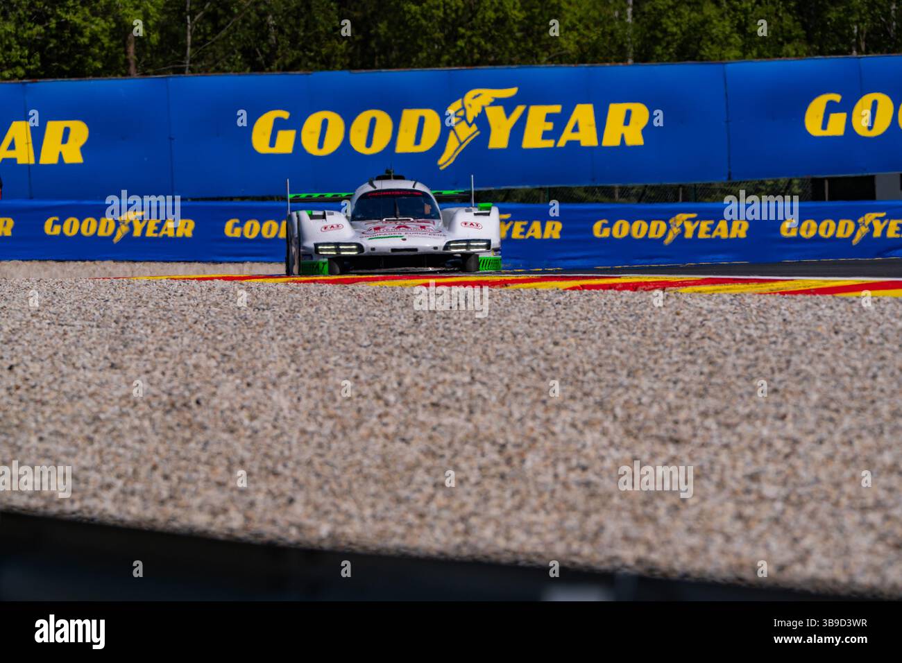 Spa Francorchamps, Belgium. 09th May, 2025. Porsche Proton Competition Hypercar pass Througth ...
