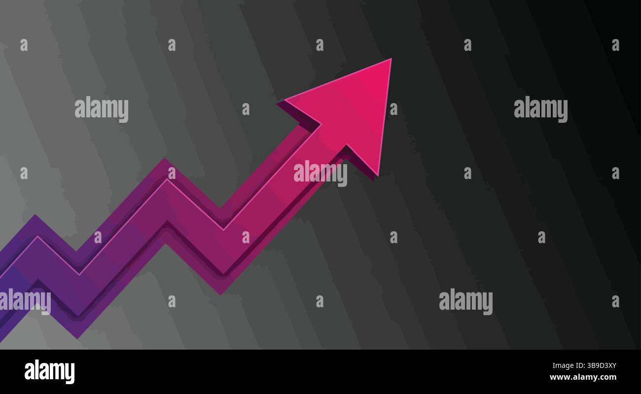 Growth Graph and Bar Chart Icons – Line Art Symbols for Business ...
